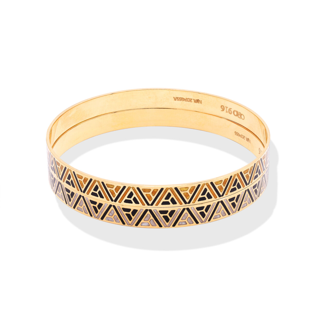 22K Gold Turquoise Meenakari Bangle (20.95G) - Queen of Hearts Jewelry