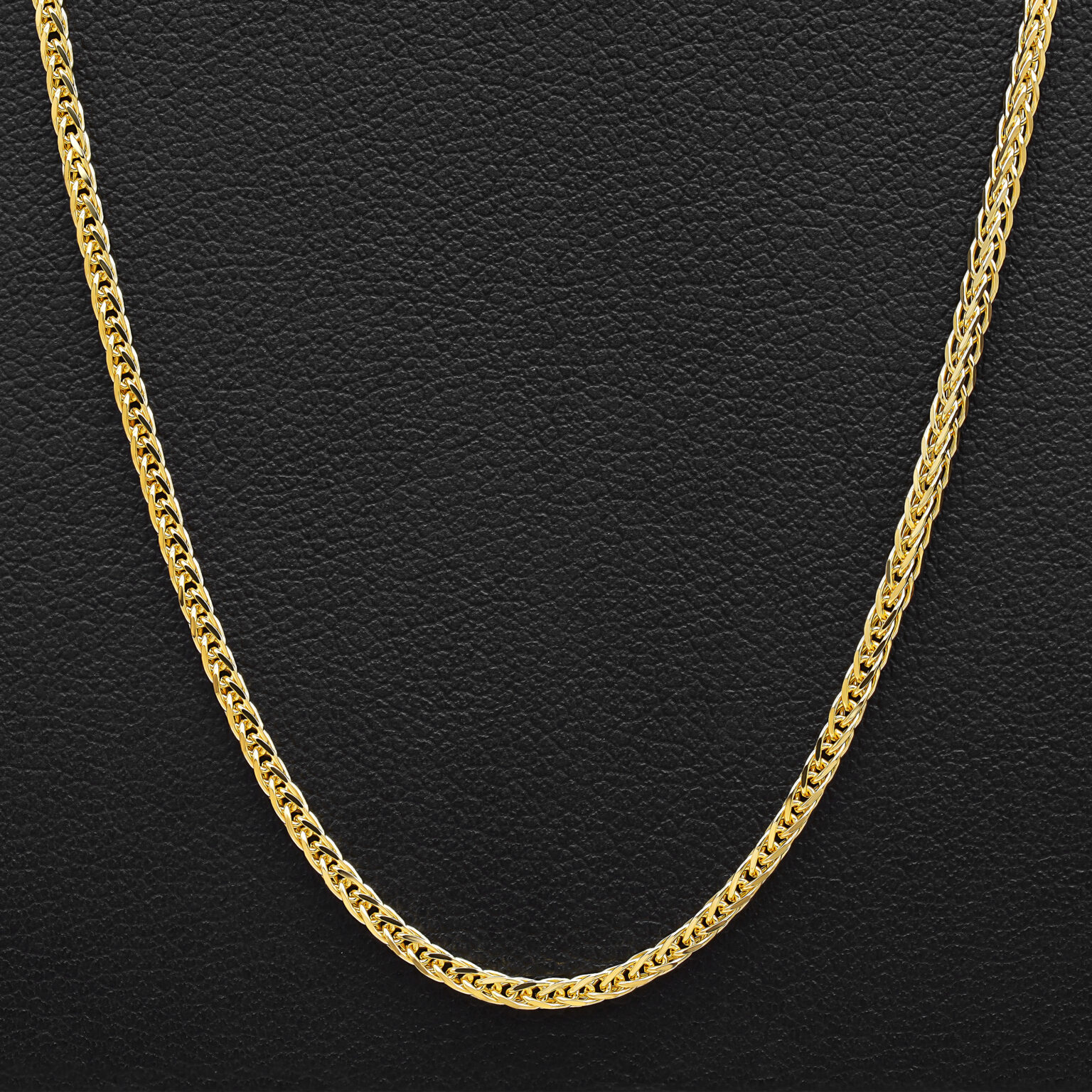 22K Gold Light Mesh Chain - Queen of Hearts Jewelry