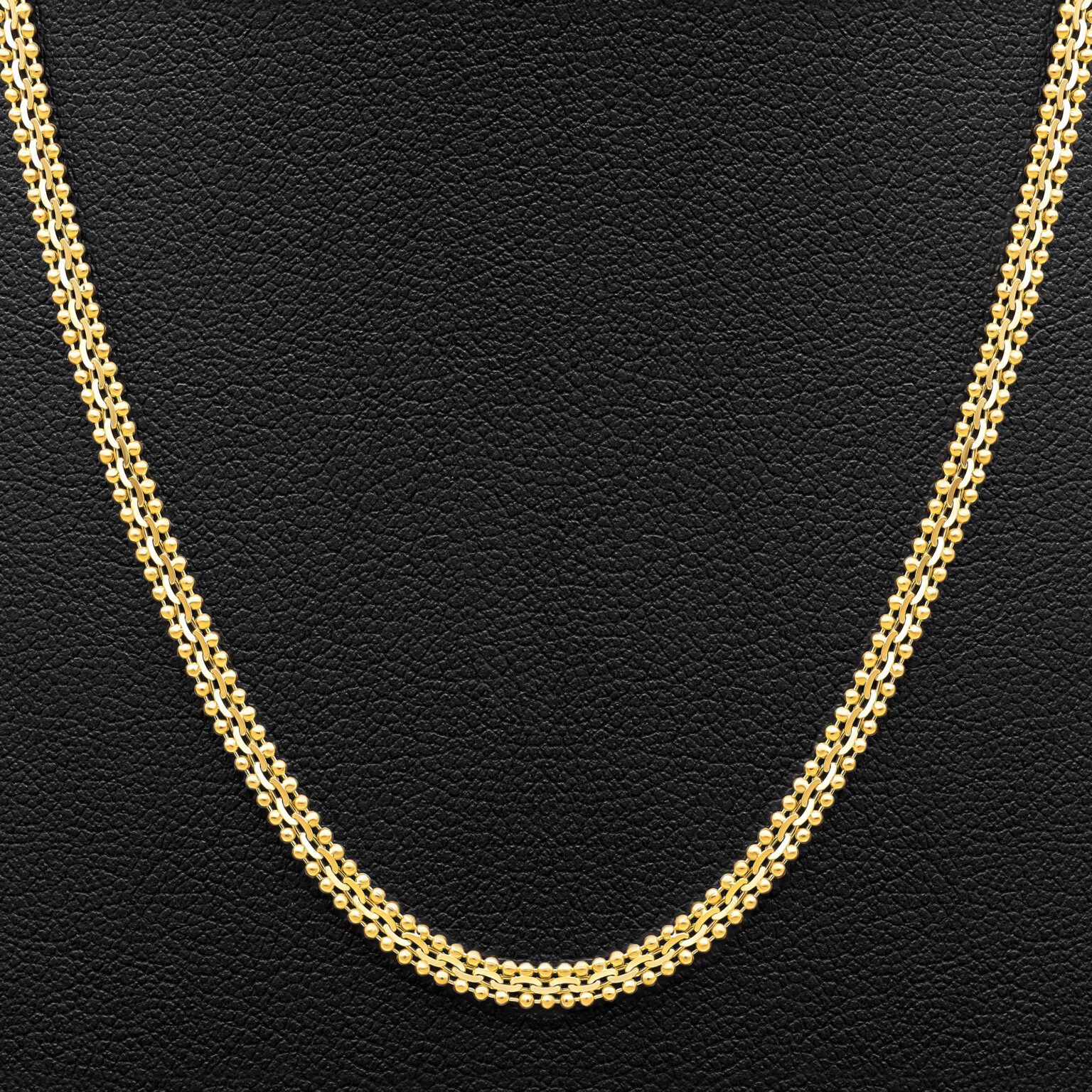 22K Gold Light Mesh Chain - Queen of Hearts Jewelry