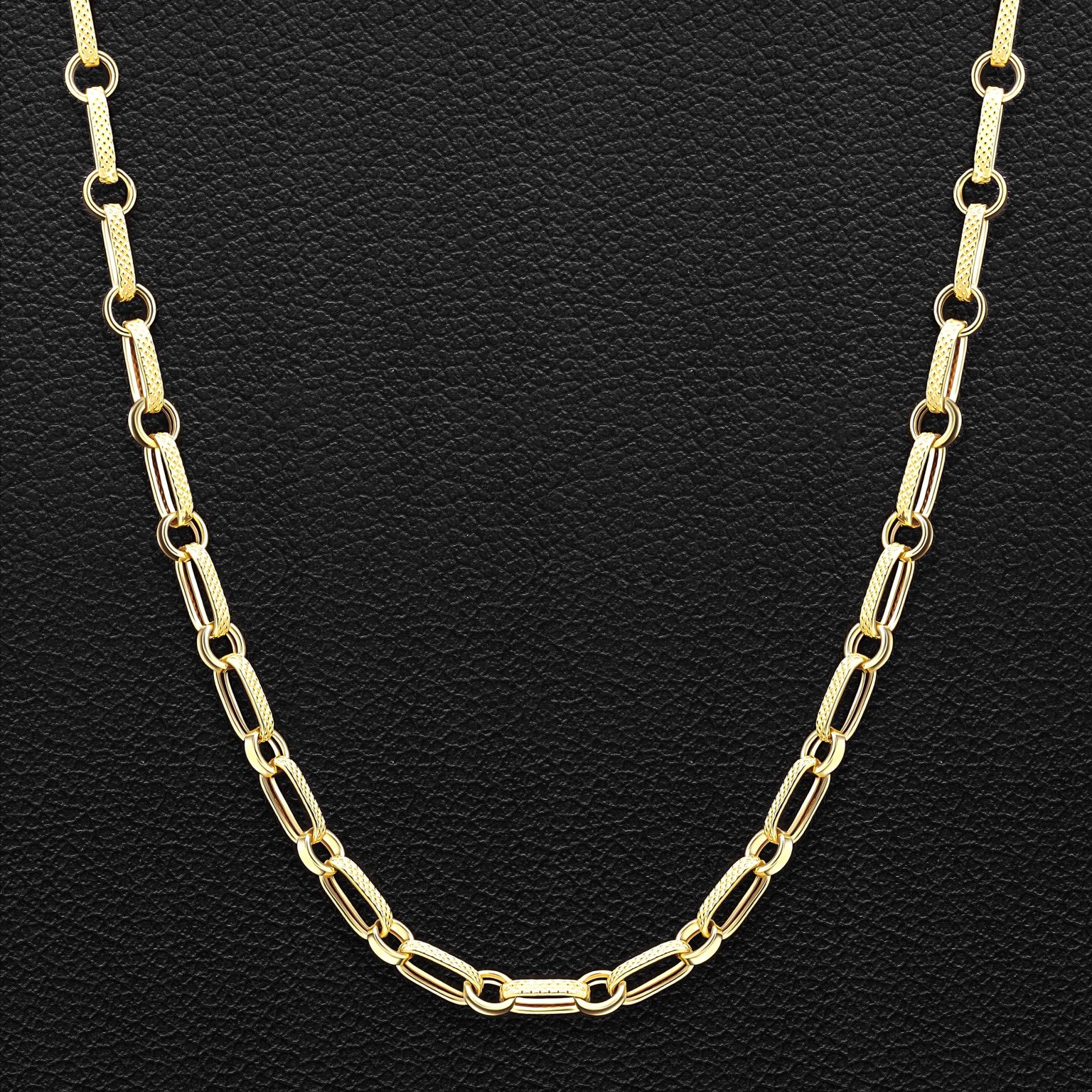22K Gold Light Mesh Chain - Queen of Hearts Jewelry