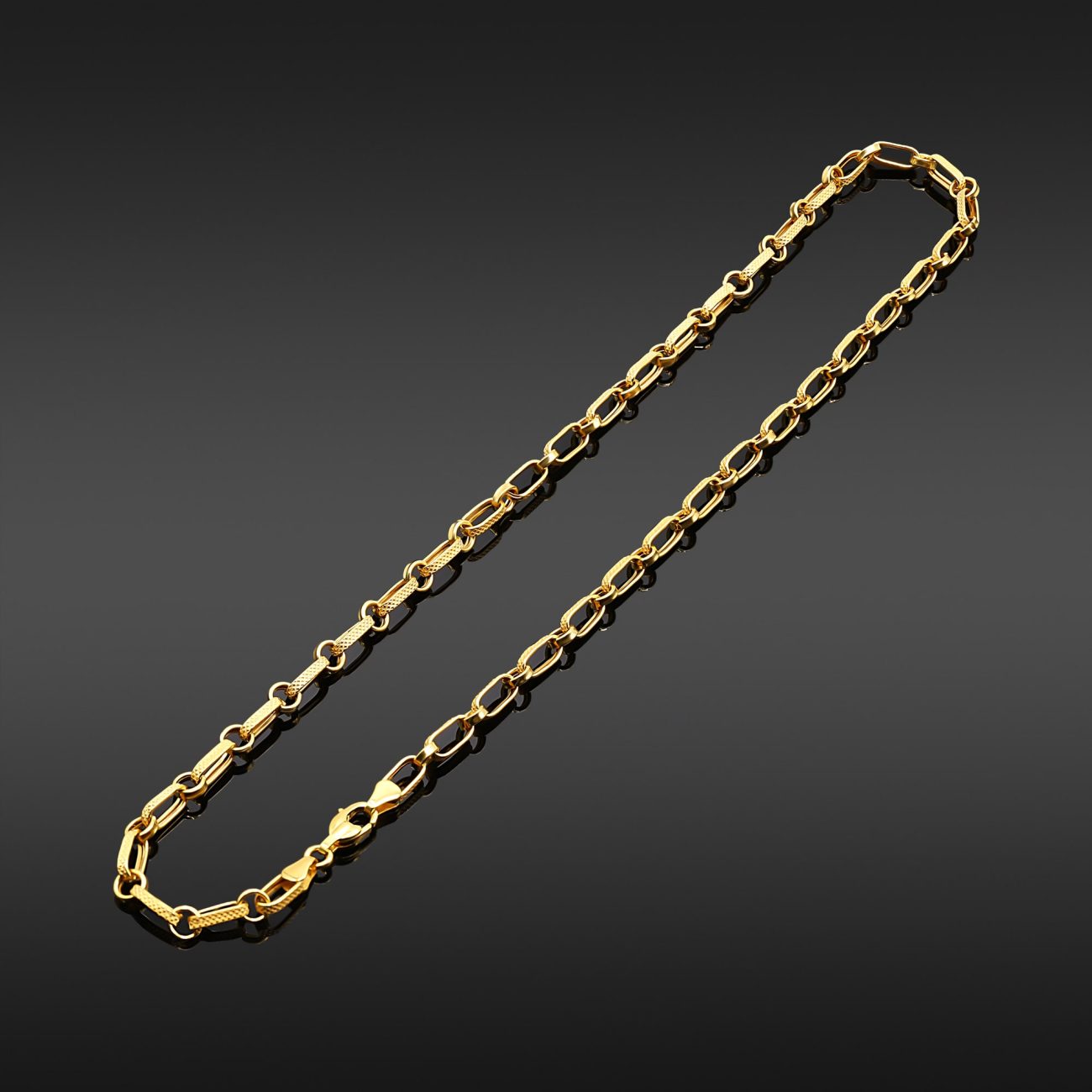 22K Gold Light Mesh Chain - Queen of Hearts Jewelry